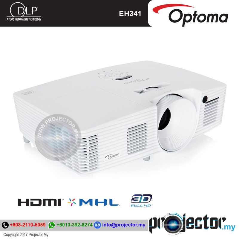 OPTOMA EH341 3500 LUMENS FULL HD PROJECTOR