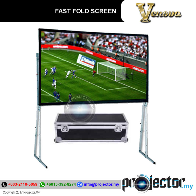Venova Fast Fold Screen 150"D (7.6' X 10')